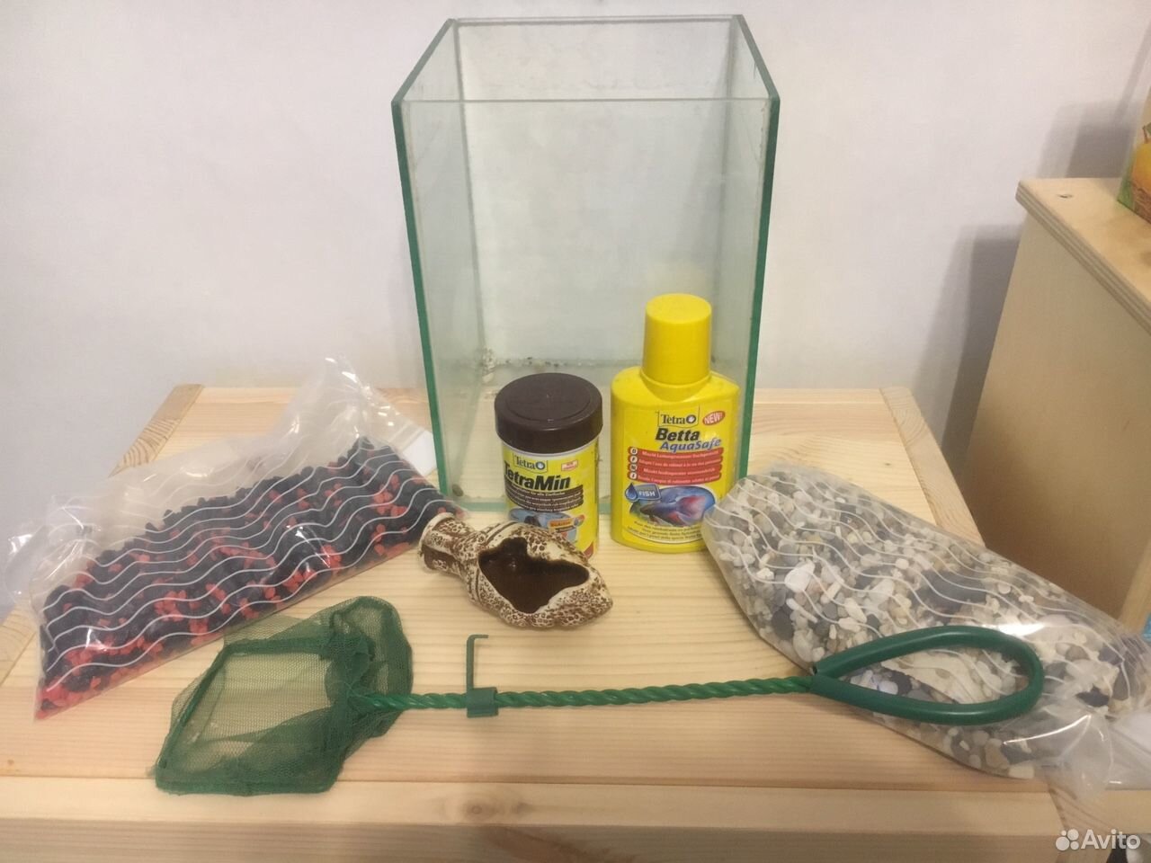 Аквариум для рыбки петушка