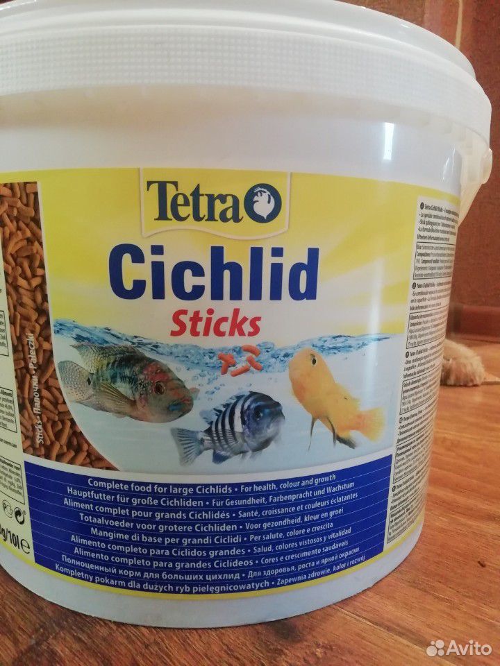 Корм для цихлид tetra cichlid sticks