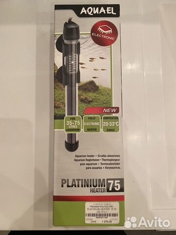 Aquael нагреватель для аквариума 35-75л