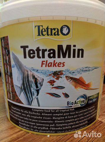 Корм для рыб TetraMin Flakes хлопья