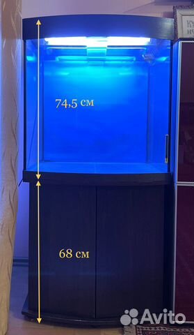 Аквариум 300 литров с тумбой