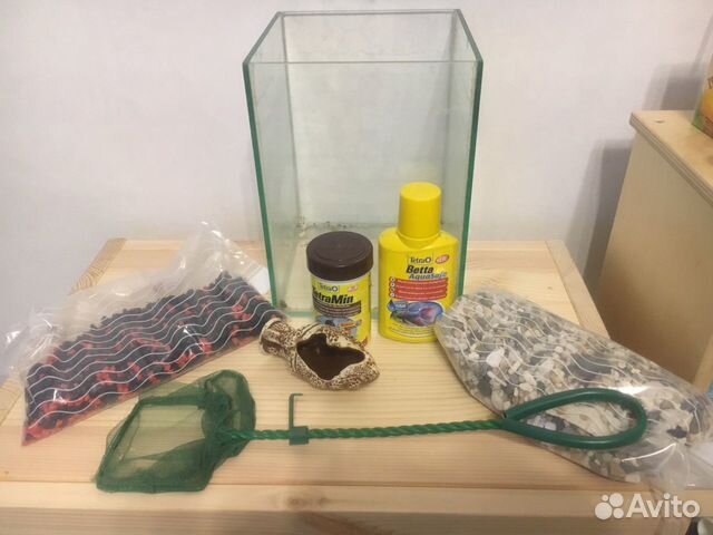 Аквариум для рыбки петушка