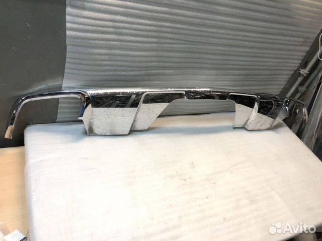 Хром Накладка на задний бампер Mercedes GL X166 AM купить в Москве ...