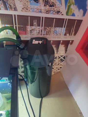 Аквариум+фильтр+лампа+сачек